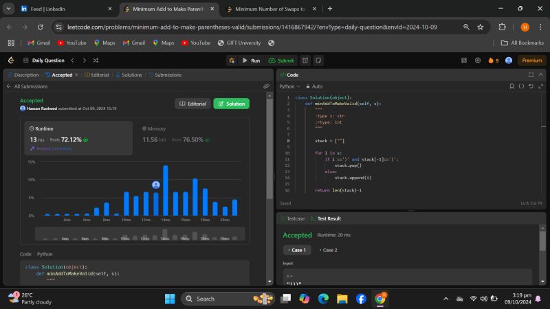 Hassan Rasheed on LinkedIn: #100daysofleetcode #codingchallenge # ... Hassan Rasheed on LinkedIn: #100daysofleetcode #codingchallenge # ...