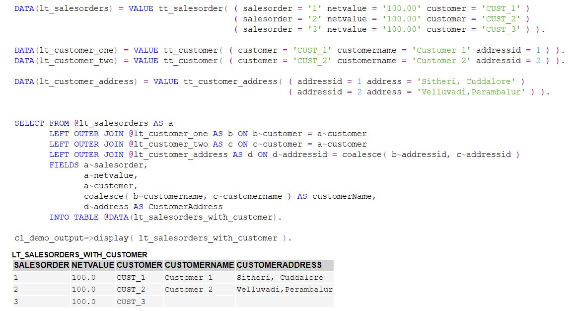 Bharathi Sakthivel on LinkedIn: #abap #abaponhana #abapsql #abaptips # ... Bharathi Sakthivel on LinkedIn: #abap #abaponhana #abapsql #abaptips # ...