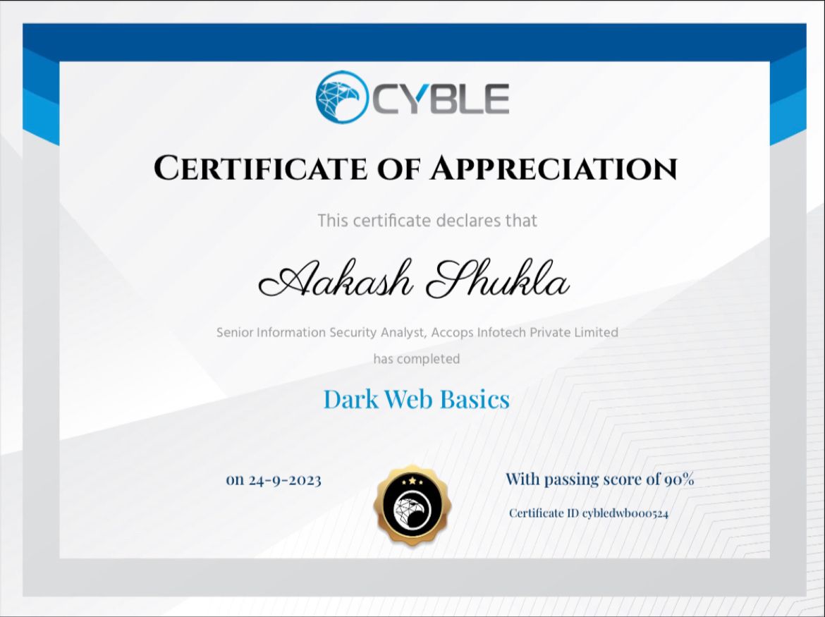 Aakash Shukla on LinkedIn: #cybleexpress Aakash Shukla on LinkedIn: #cybleexpress