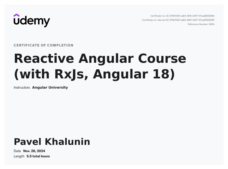Pavel Khalunin on LinkedIn: #angular #rxjs #reactiveprogramming # ... Pavel Khalunin on LinkedIn: #angular #rxjs #reactiveprogramming # ...