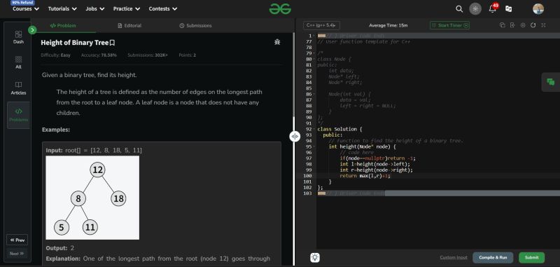 Shivakant Kurmi on LinkedIn: #gfg160 #geekstreak2024 #dsa #binarytree # ... Shivakant Kurmi on LinkedIn: #gfg160 #geekstreak2024 #dsa #binarytree # ...