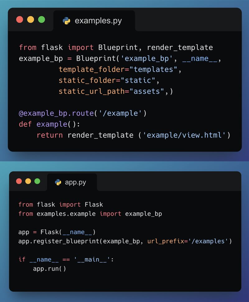 USAMA IMRAN on LinkedIn: #flask #python #webdevelopment #blueprints #coding USAMA IMRAN on LinkedIn: #flask #python #webdevelopment #blueprints #coding