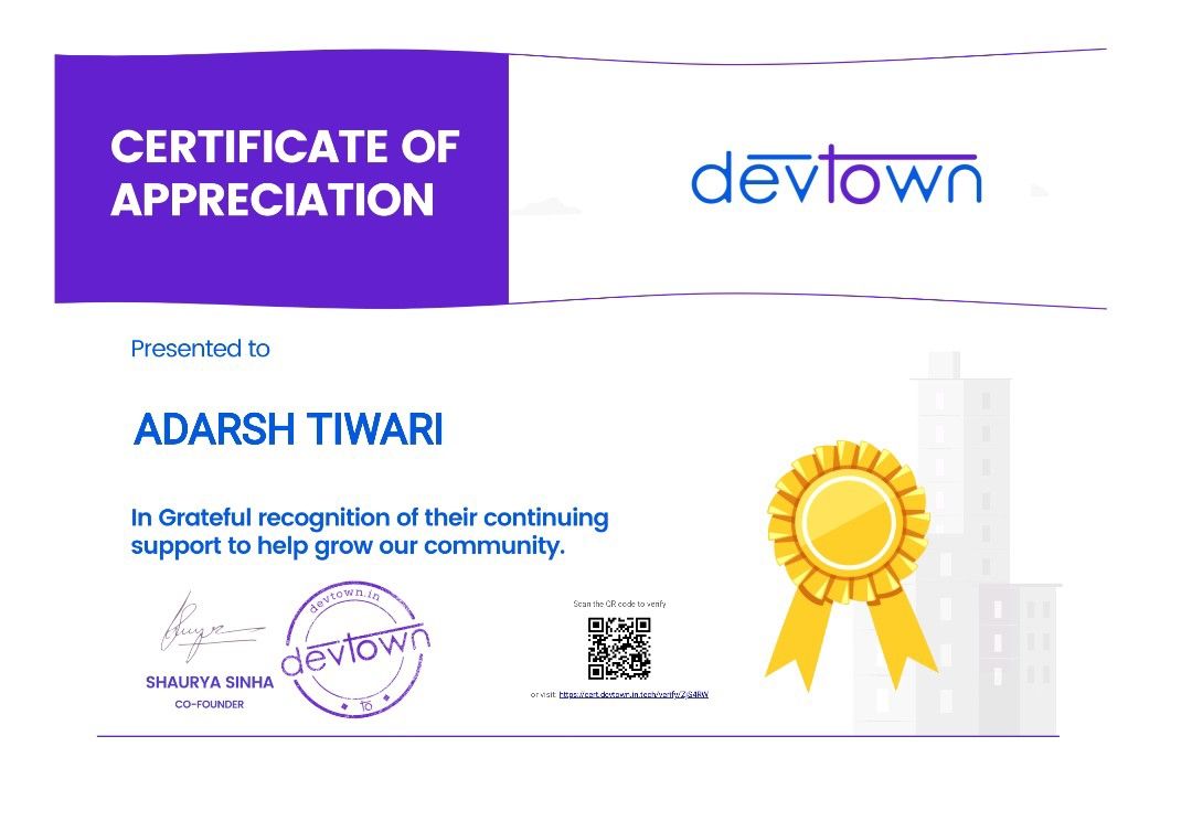 Adarsh Tiwari posted on LinkedIn Adarsh Tiwari posted on LinkedIn