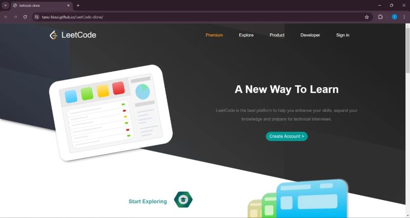 Tanu Bisui on LinkedIn: 🚀PROJECT: LeetCode clone I made a clone of ... Tanu Bisui on LinkedIn: 🚀PROJECT: LeetCode clone I made a clone of ...