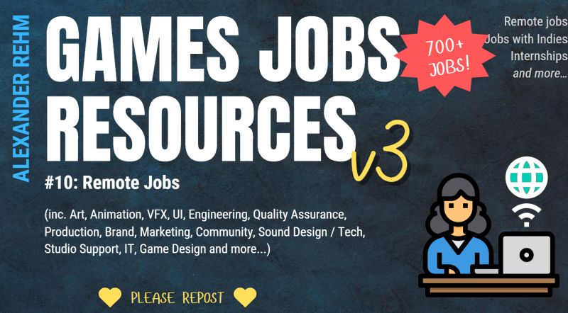 Alexander Rehm on LinkedIn: #gamesjobsmegapost #remote #remotejobs Alexander Rehm on LinkedIn: #gamesjobsmegapost #remote #remotejobs
