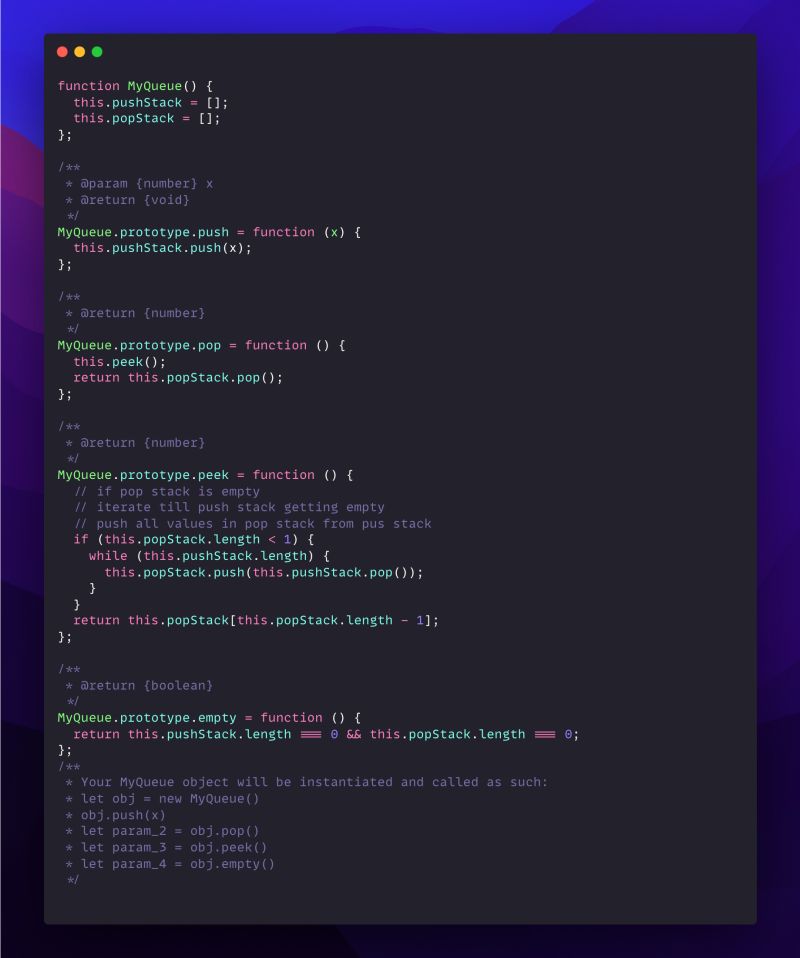 How to implement Queue using Stacks | Sunil Bagde posted on the topic ... How to implement Queue using Stacks | Sunil Bagde posted on the topic ...