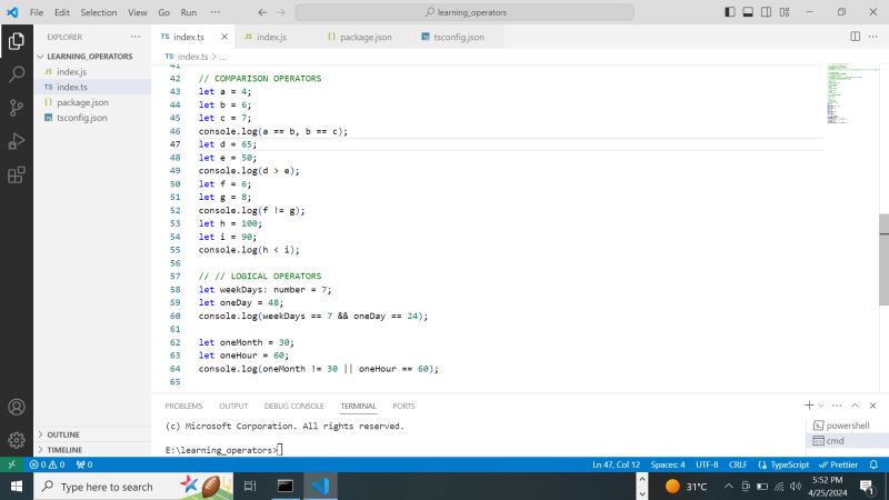 #typescript #comparisonoperators #programming #typescript… | Abdul ... #typescript #comparisonoperators #programming #typescript… | Abdul ...
