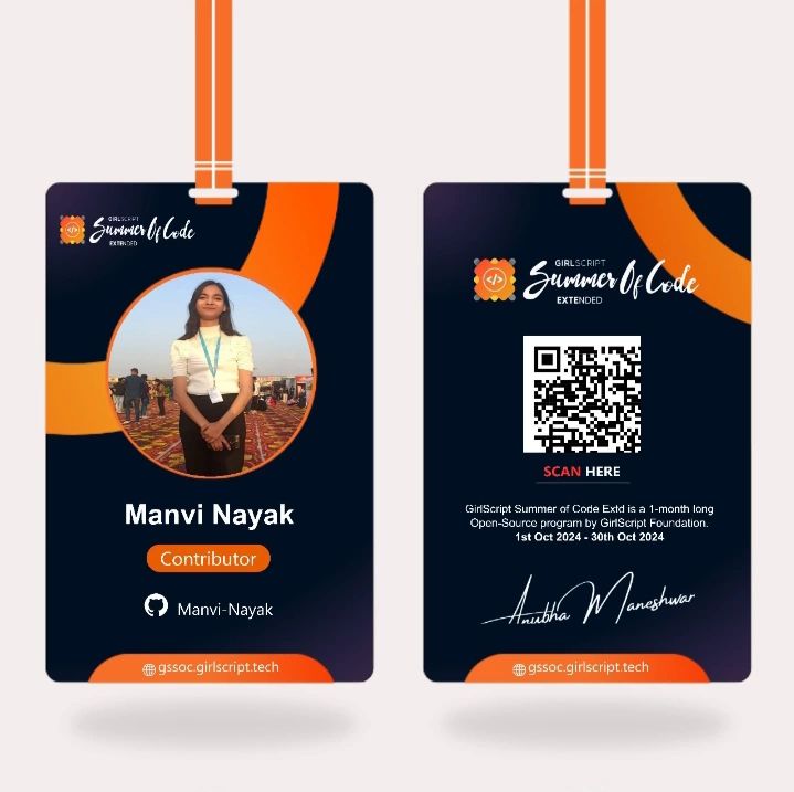 Manvi Nayak on LinkedIn: #gssoc #opensource #girlscriptsummerofcode Manvi Nayak on LinkedIn: #gssoc #opensource #girlscriptsummerofcode