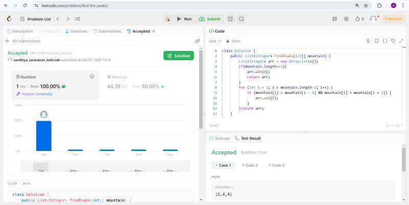 #100daysofcode #leetcode #java | Sandhiya S #100daysofcode #leetcode #java | Sandhiya S