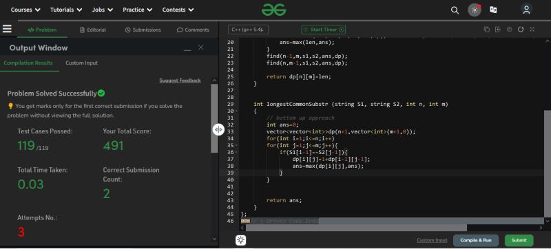 Day82 of #100daysofcodechallenge: substring using dp approach | Deepak ... Day82 of #100daysofcodechallenge: substring using dp approach | Deepak ...