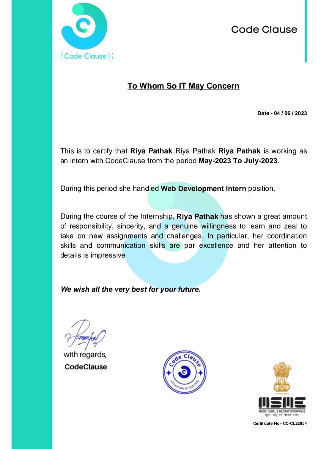 #codeclause #internship #intern #web #webdevelopment #share | Riya Pathak #codeclause #internship #intern #web #webdevelopment #share | Riya Pathak
