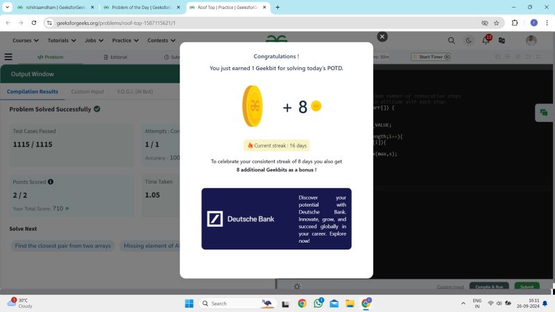 Rohit Ramdham on LinkedIn: #geekstreak2024 #deutschebank Rohit Ramdham on LinkedIn: #geekstreak2024 #deutschebank