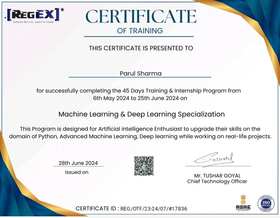 Parul Sharma on LinkedIn: #machinelearning #deeplearning # ... Parul Sharma on LinkedIn: #machinelearning #deeplearning # ...