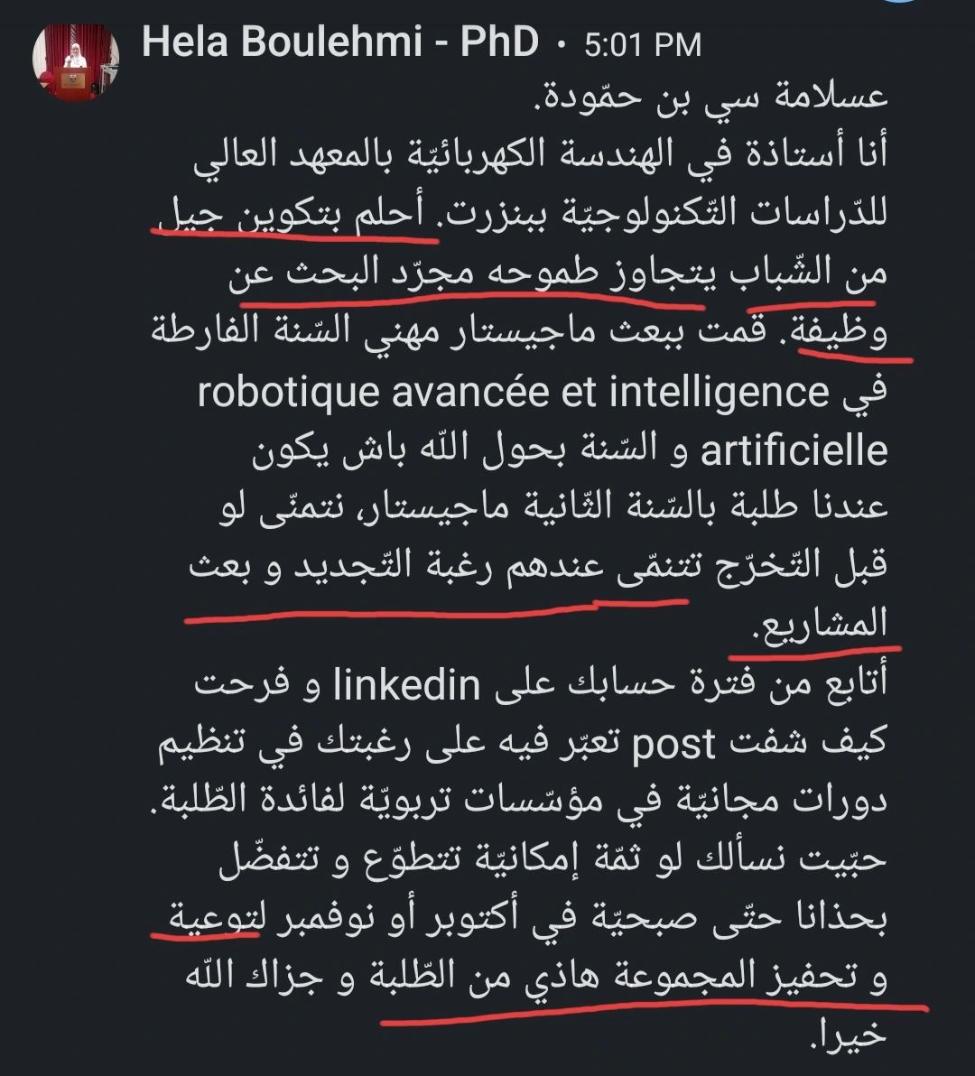 Haithem Mihoubi posted on LinkedIn Haithem Mihoubi posted on LinkedIn