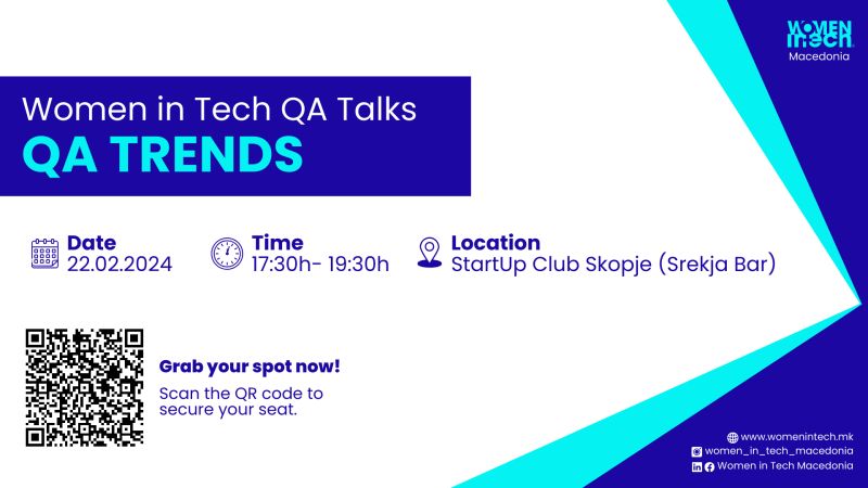 Simona Nikolovska on LinkedIn: #qatalks #qawomenrock #qaengineers # ... Simona Nikolovska on LinkedIn: #qatalks #qawomenrock #qaengineers # ...