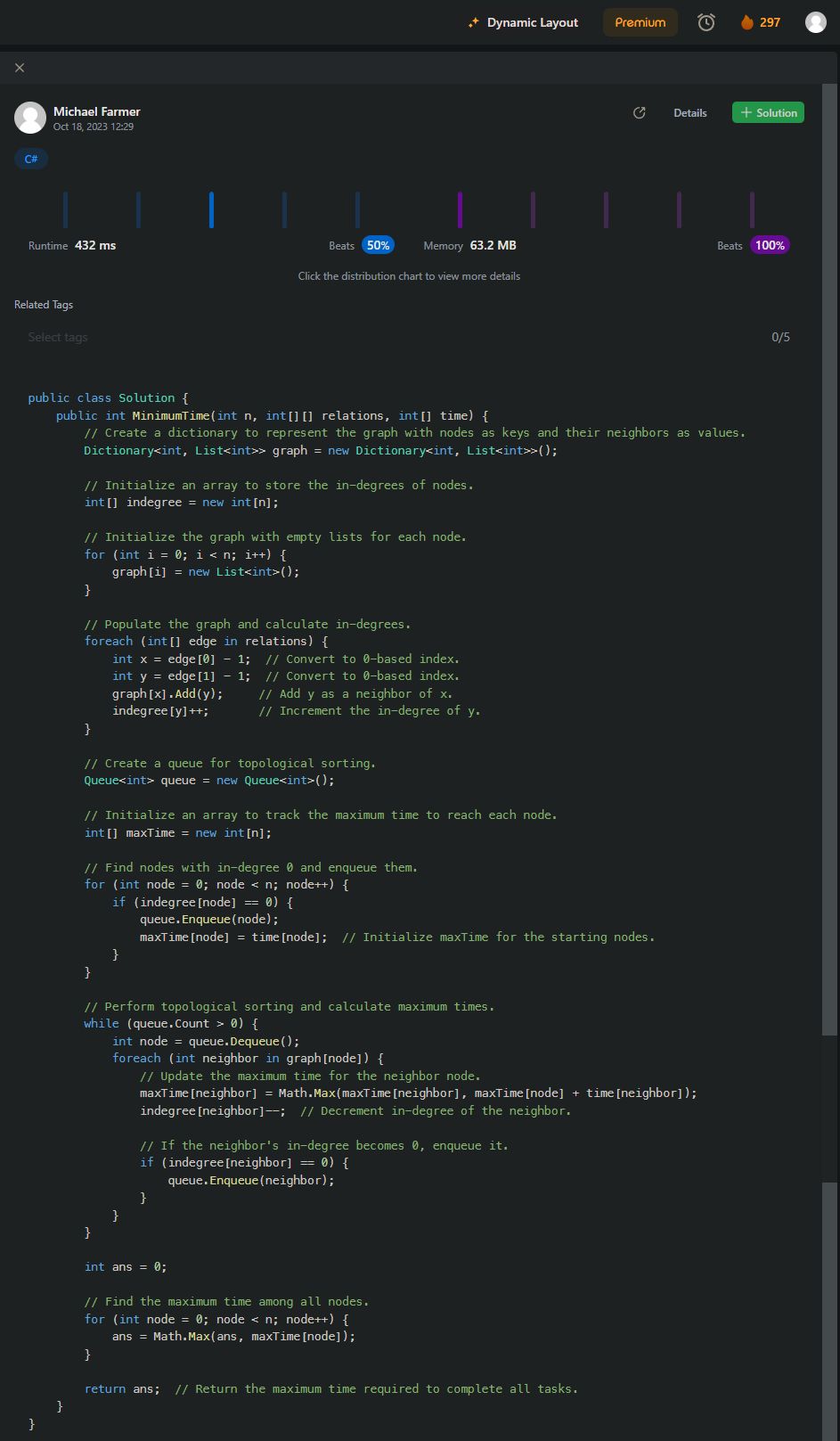 Daily LeetCode: MinimumTime for Task Execution | Michael Farmer posted ... Daily LeetCode: MinimumTime for Task Execution | Michael Farmer posted ...