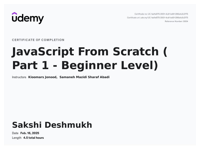 Sakshi Deshmukh on LinkedIn: #javascript #webdevelopment #learning # ... Sakshi Deshmukh on LinkedIn: #javascript #webdevelopment #learning # ...
