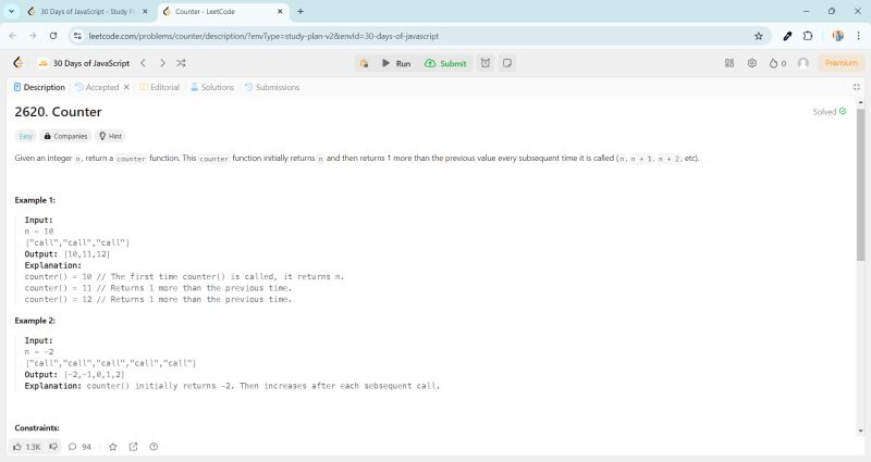 Vimal Raj on LinkedIn: #javascript #javascript #leetcode #30daysofcode ... Vimal Raj on LinkedIn: #javascript #javascript #leetcode #30daysofcode ...