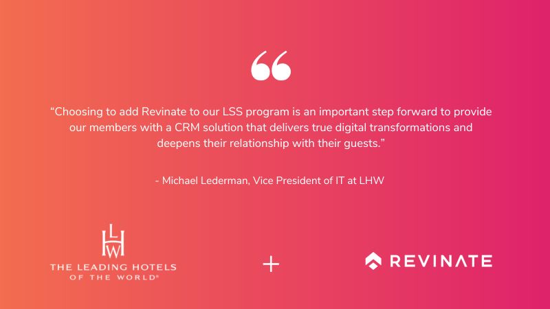 Allen English, MMH on LinkedIn: Revinate selected as preferred CRM ... Allen English, MMH on LinkedIn: Revinate selected as preferred CRM ...