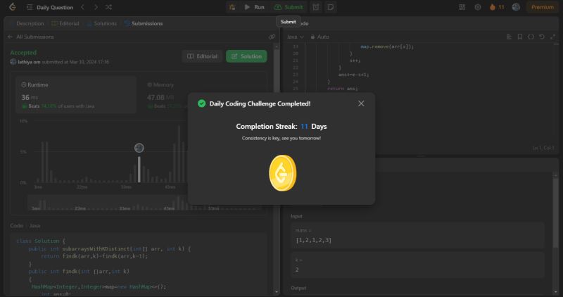 om lathiya on LinkedIn: #leetcodechalleng #arrays #problem om lathiya on LinkedIn: #leetcodechalleng #arrays #problem