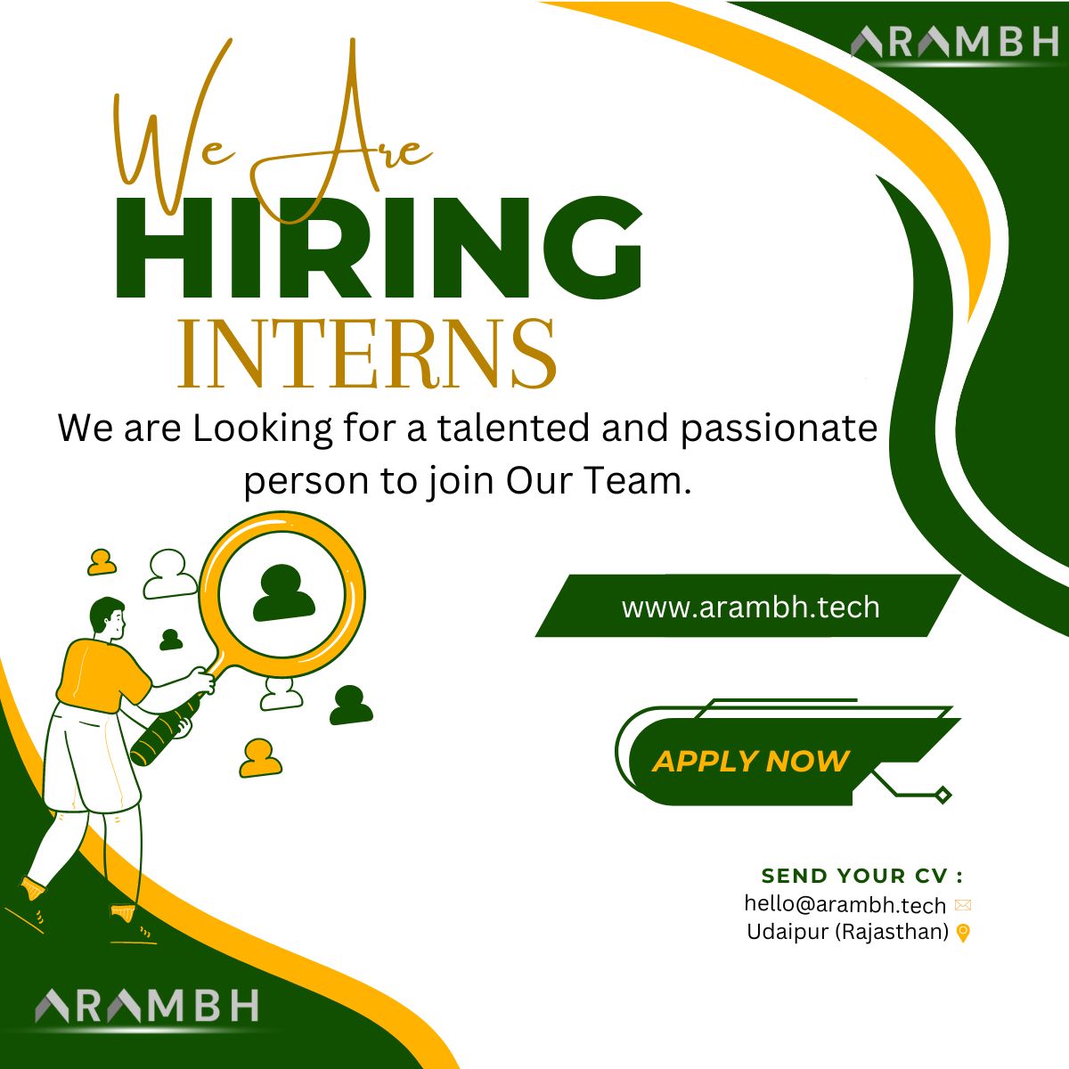 Arambh Technologies on LinkedIn: #internship #nodejs #reactjs #arambh Arambh Technologies on LinkedIn: #internship #nodejs #reactjs #arambh
