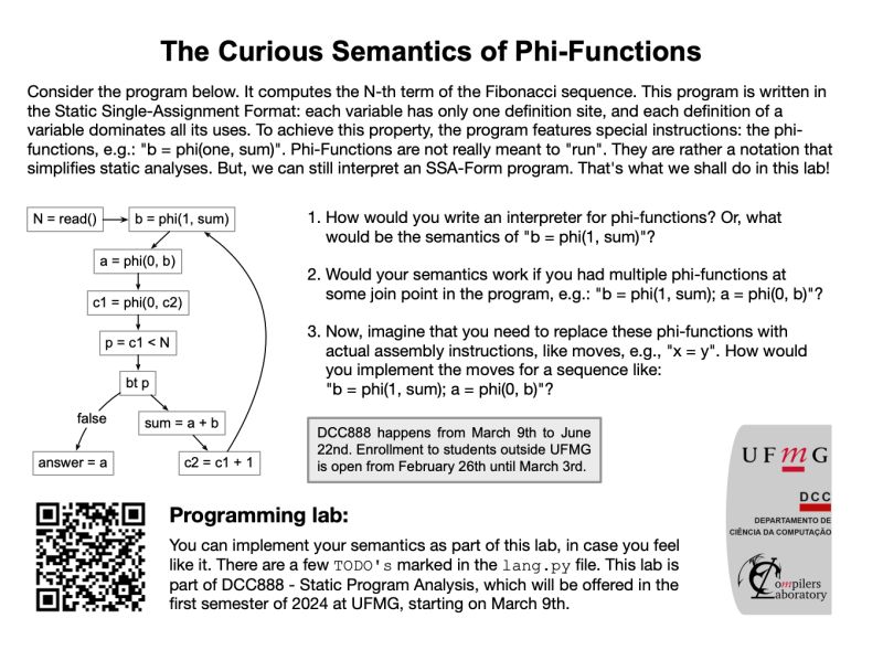 Learn Static Program Analysis at UFMG | Compilers Lab posted on the ... Learn Static Program Analysis at UFMG | Compilers Lab posted on the ...