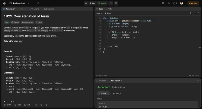 Java program: Array Concatenation | Mohammad Sameer posted on the topic ... Java program: Array Concatenation | Mohammad Sameer posted on the topic ...