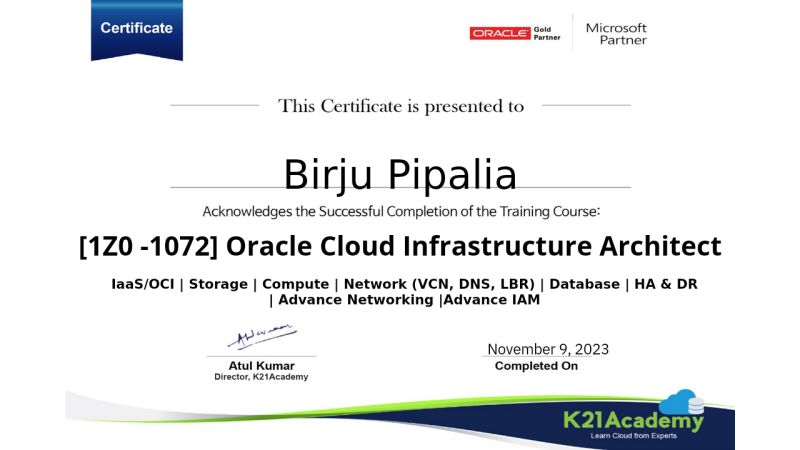 K21Academy: Learn Cloud From Experts | Birju Pipalia K21Academy: Learn Cloud From Experts | Birju Pipalia