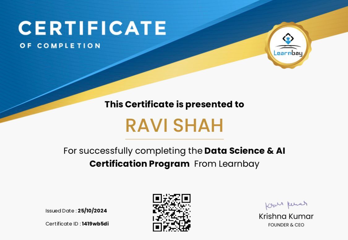 Ravi Shah on LinkedIn: #learnbay Ravi Shah on LinkedIn: #learnbay