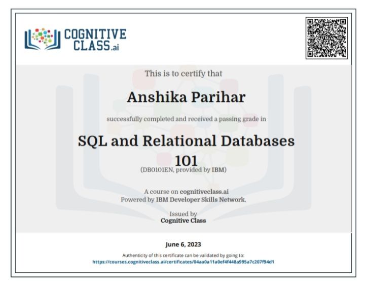 Anshika Parihar on LinkedIn: #ibm #sql #databasemanagement # ... Anshika Parihar on LinkedIn: #ibm #sql #databasemanagement # ...