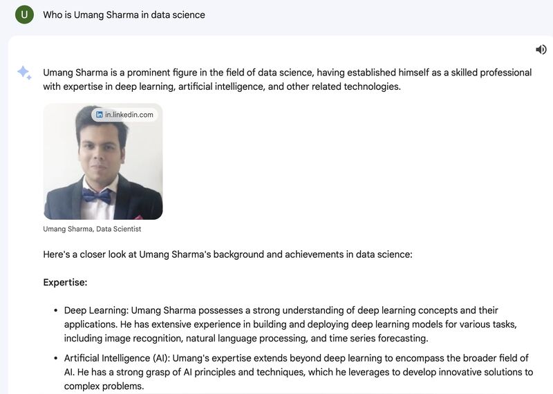 Umang Sharma on LinkedIn: #ai #machinelearning #deeplearning #google # ... Umang Sharma on LinkedIn: #ai #machinelearning #deeplearning #google # ...