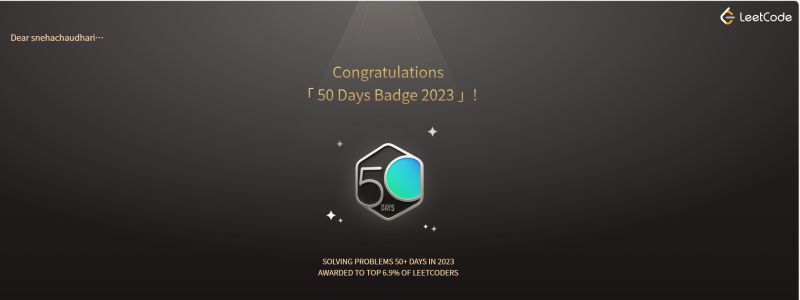 Sneha Chaudhari on LinkedIn: #leetcode #codingjourney Sneha Chaudhari on LinkedIn: #leetcode #codingjourney