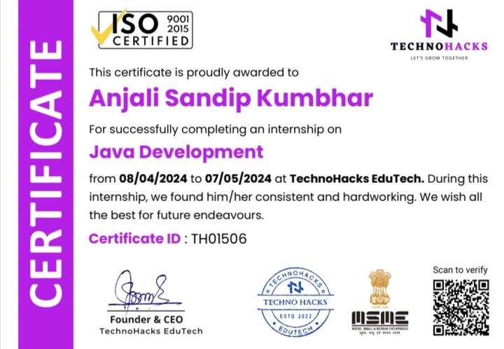 Anjali Kumbhar on LinkedIn: As my internship journey comes to an end, I ... Anjali Kumbhar on LinkedIn: As my internship journey comes to an end, I ...