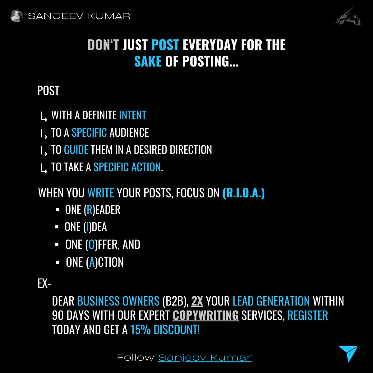 Sanjeev Kumar on LinkedIn: #contentstrategy #consistency # ... Sanjeev Kumar on LinkedIn: #contentstrategy #consistency # ...