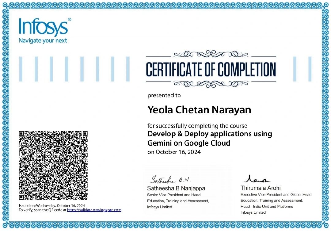 Chetan Yeola on LinkedIn: #googlecloud #gemini #cloudcomputing #ai # ... Chetan Yeola on LinkedIn: #googlecloud #gemini #cloudcomputing #ai # ...