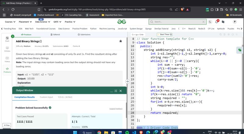#geekstreak2025 #dsa #geeksforgeeks #gfg160 | PRATEEK #geekstreak2025 #dsa #geeksforgeeks #gfg160 | PRATEEK