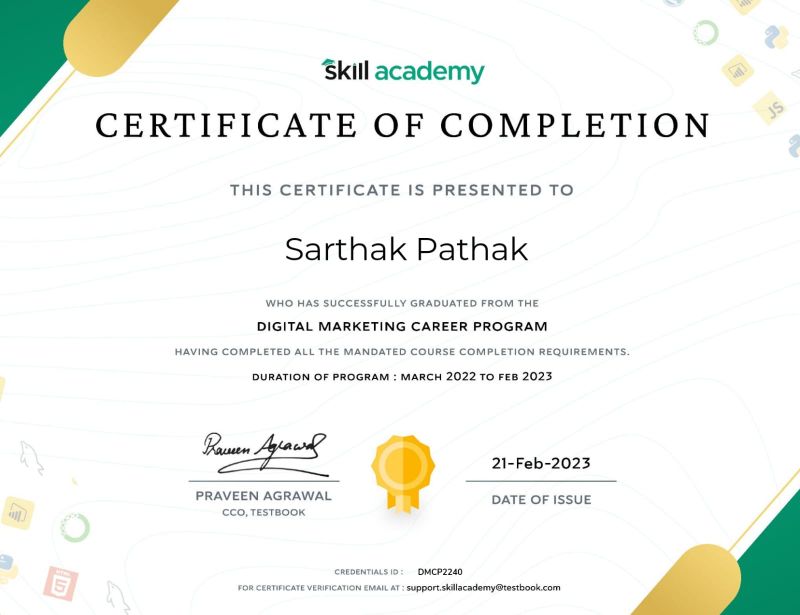 I am thrilled to announce that I have successfully completed my digital ... I am thrilled to announce that I have successfully completed my digital ...