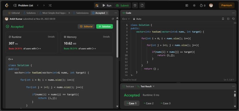 #leetcode #100daysleetcodechallenge #dsa #dsawithedslash | Ankit Kumar #leetcode #100daysleetcodechallenge #dsa #dsawithedslash | Ankit Kumar