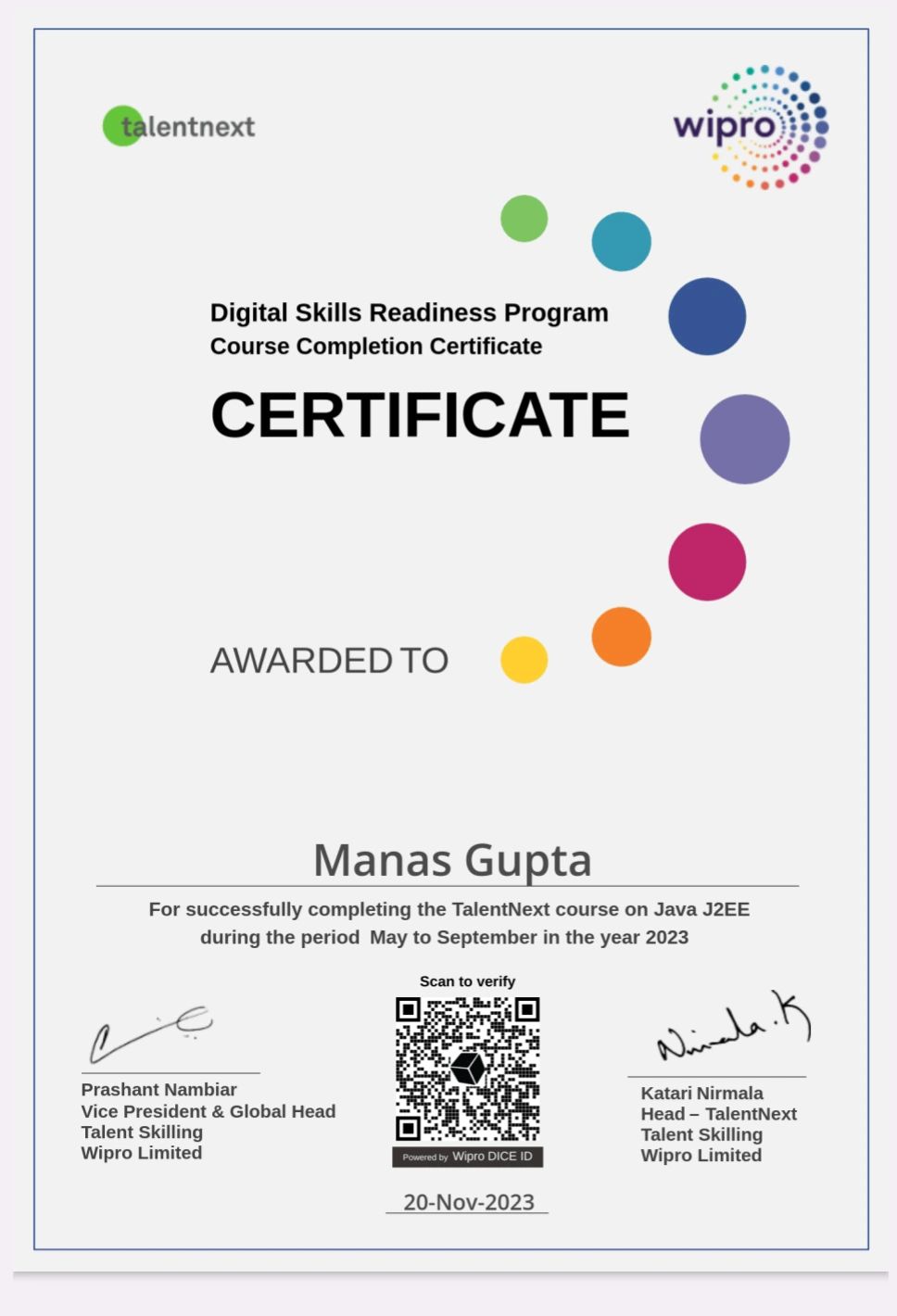 Manas Gupta on LinkedIn: Successfully completed Java J2EE course. Manas Gupta on LinkedIn: Successfully completed Java J2EE course.