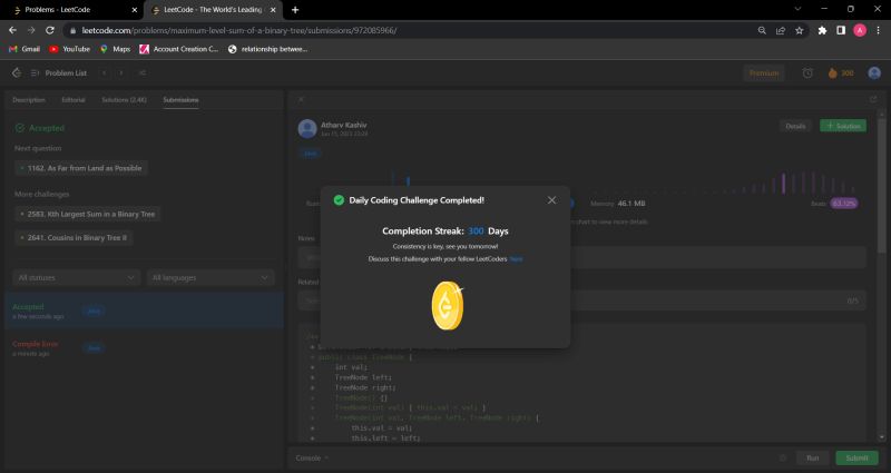 #leetcodestreak #leetcode #java #javadeveloper | Atharv Kashiv #leetcodestreak #leetcode #java #javadeveloper | Atharv Kashiv