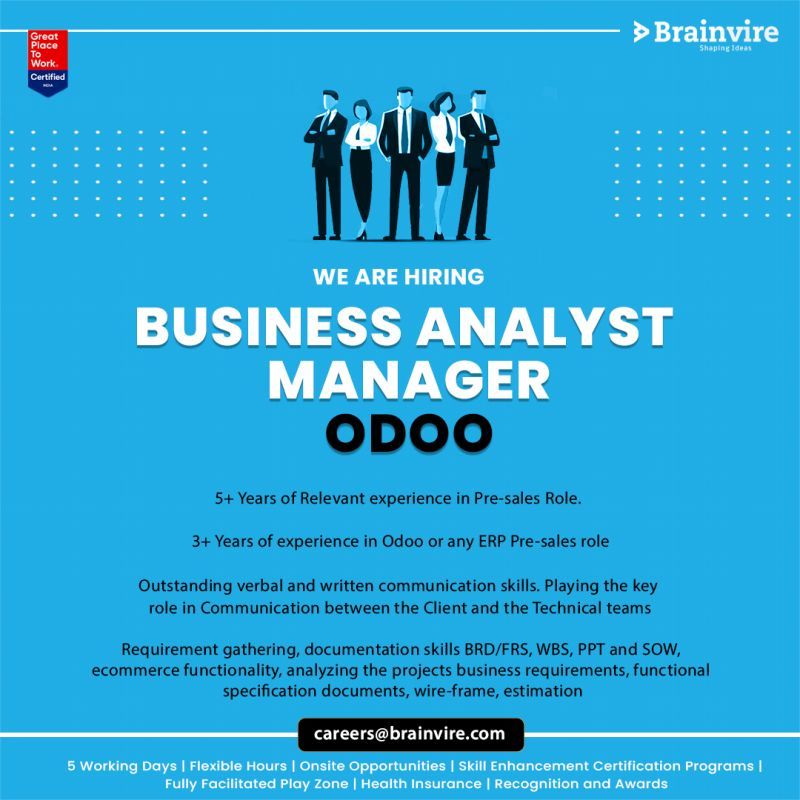 Nitin Gupta on LinkedIn: #hiring #odoo #businessanalystmanager # ... Nitin Gupta on LinkedIn: #hiring #odoo #businessanalystmanager # ...