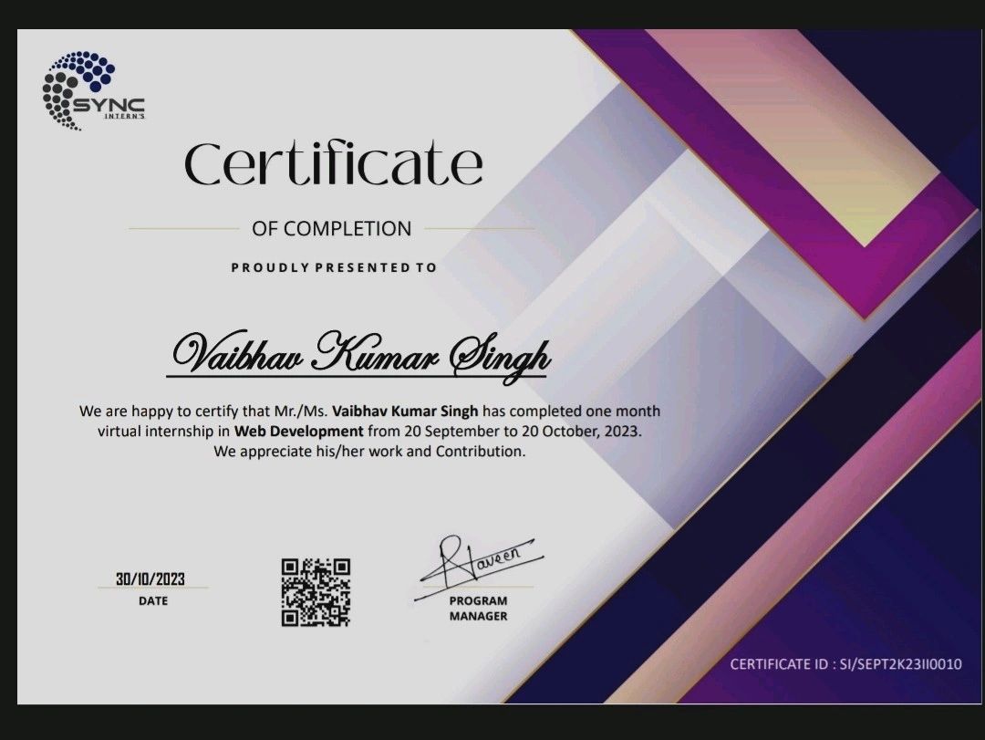 Vaibhav Kumar Singh on LinkedIn: #webdevelopment Vaibhav Kumar Singh on LinkedIn: #webdevelopment