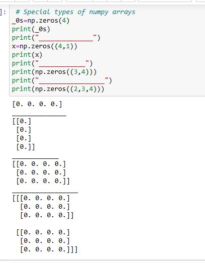Sulaman Jaffar on LinkedIn: #zeros #array #numpy #pythonlibrary Sulaman Jaffar on LinkedIn: #zeros #array #numpy #pythonlibrary