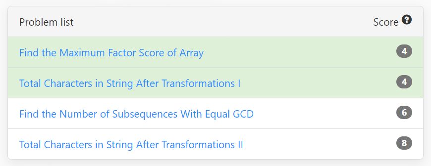 Manish Sonawane on LinkedIn: #leetcode #contest #cp #datastructures #dp ... Manish Sonawane on LinkedIn: #leetcode #contest #cp #datastructures #dp ...