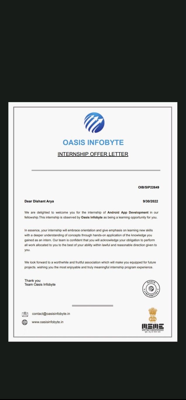 Dishant Arya on LinkedIn: #interships Dishant Arya on LinkedIn: #interships