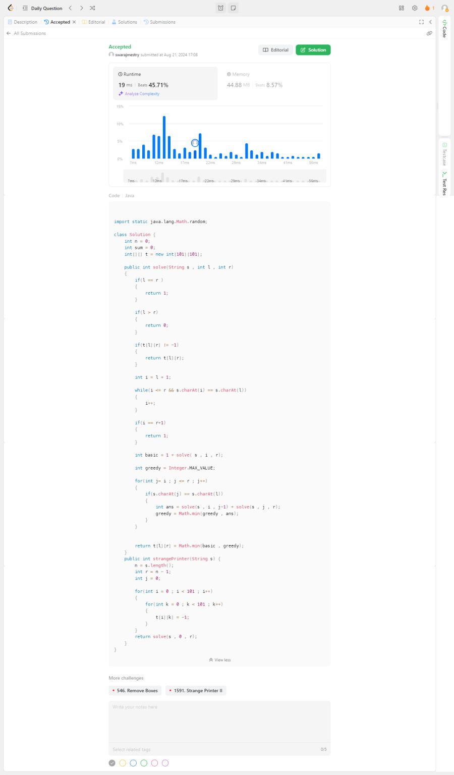 Swaraj Mestry on LinkedIn: #java #coding #dsa #problemsolving #leetcode ... Swaraj Mestry on LinkedIn: #java #coding #dsa #problemsolving #leetcode ...