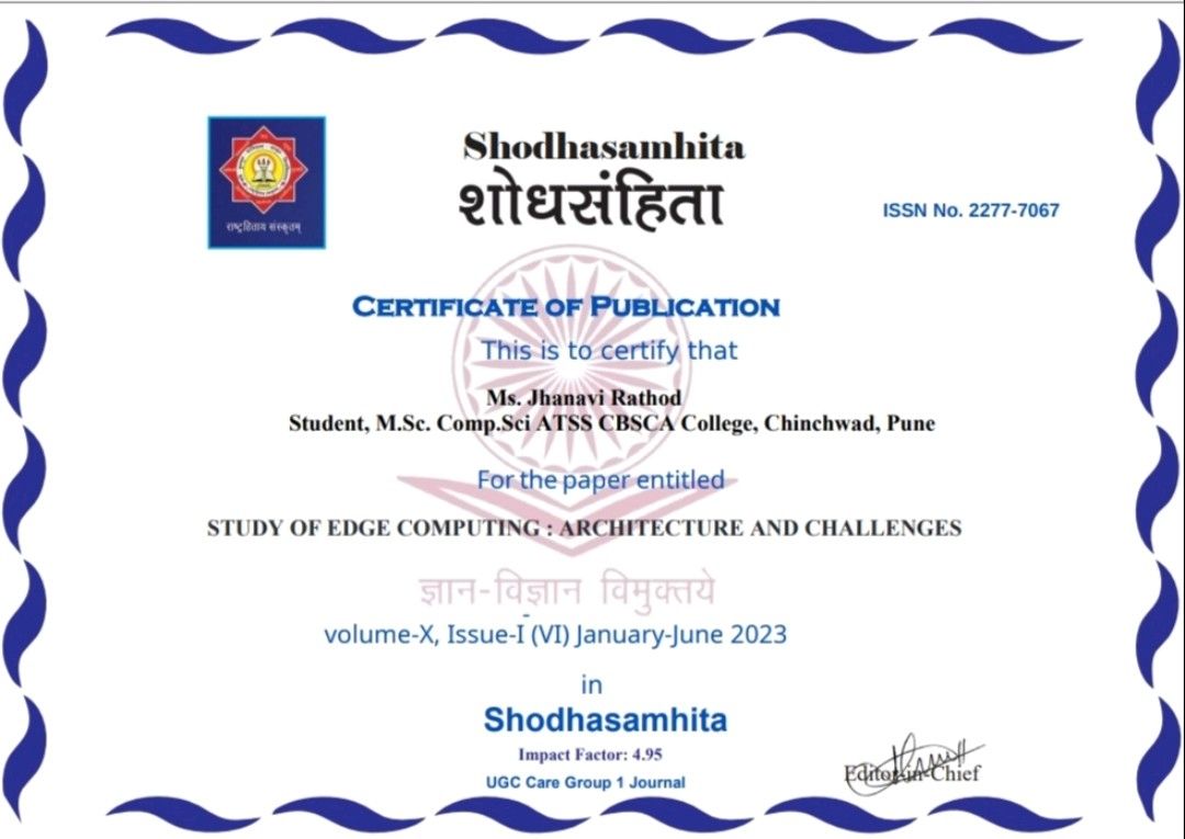 Got recognize at shodhasamhita for writing review based paper on STUDY ... Got recognize at shodhasamhita for writing review based paper on STUDY ...