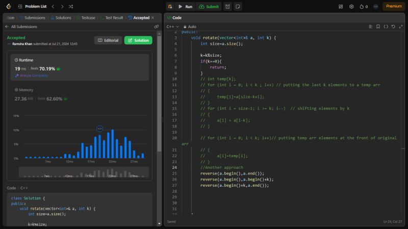 Day 32 of #100DaysOfCode: Exploring and Solving DSA Problems | Ramsha ... Day 32 of #100DaysOfCode: Exploring and Solving DSA Problems | Ramsha ...