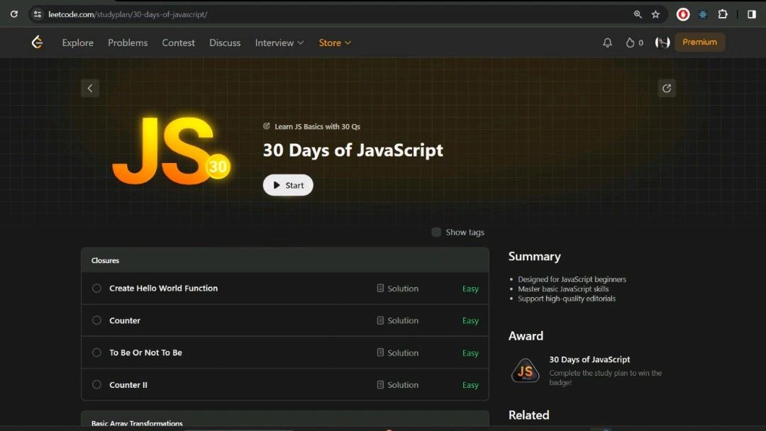 Aniket Panche on LinkedIn: #leetcodechallenge #30daysofjavascript Aniket Panche on LinkedIn: #leetcodechallenge #30daysofjavascript