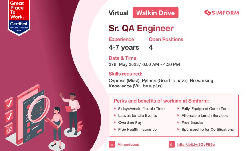 HARDIK KADIYA on LinkedIn: Hello Folks, Simform is conducting a virtual ... HARDIK KADIYA on LinkedIn: Hello Folks, Simform is conducting a virtual ...